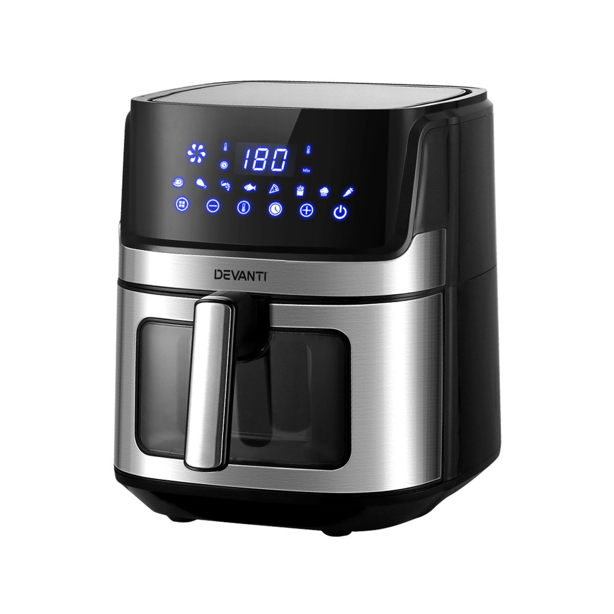 Devanti Air Fryer 6.5L LCD Fryers - Bunnings Australia