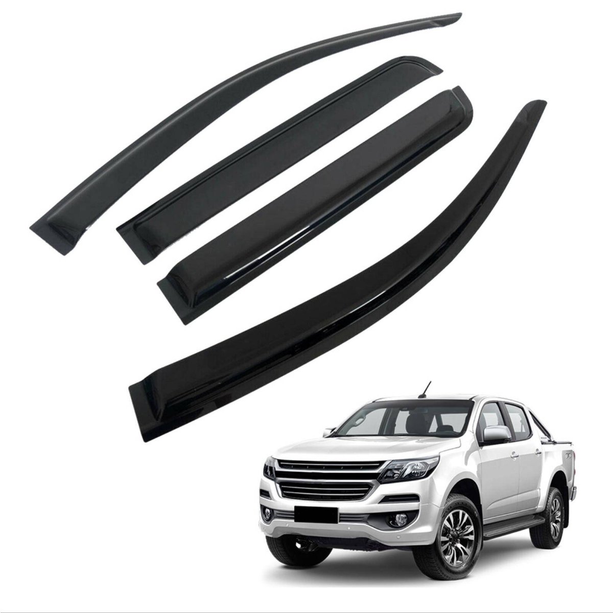 Weathershields for Holden Colorado RG 2012-2020 Weather Shields Wind ...