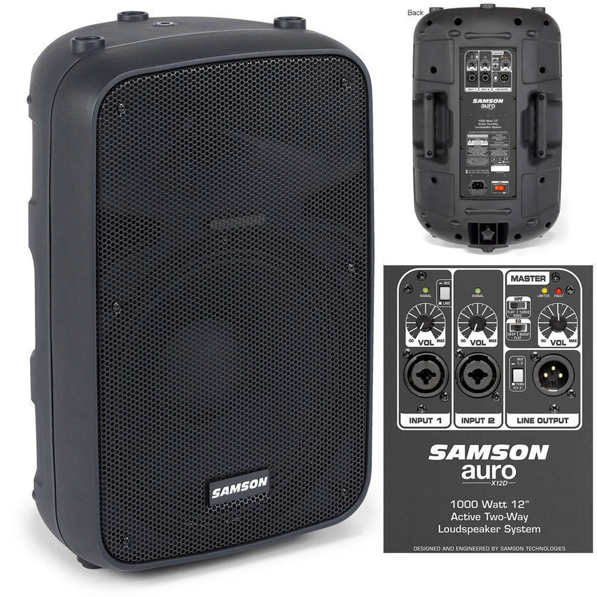 Samson Auro X12D Loudspeaker Speaker System Instruments - Bunnings ...
