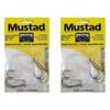 2x Mustad Penetrator Snapper 2 Hook Rig X 3 Chemically Sharpened Rigs ...