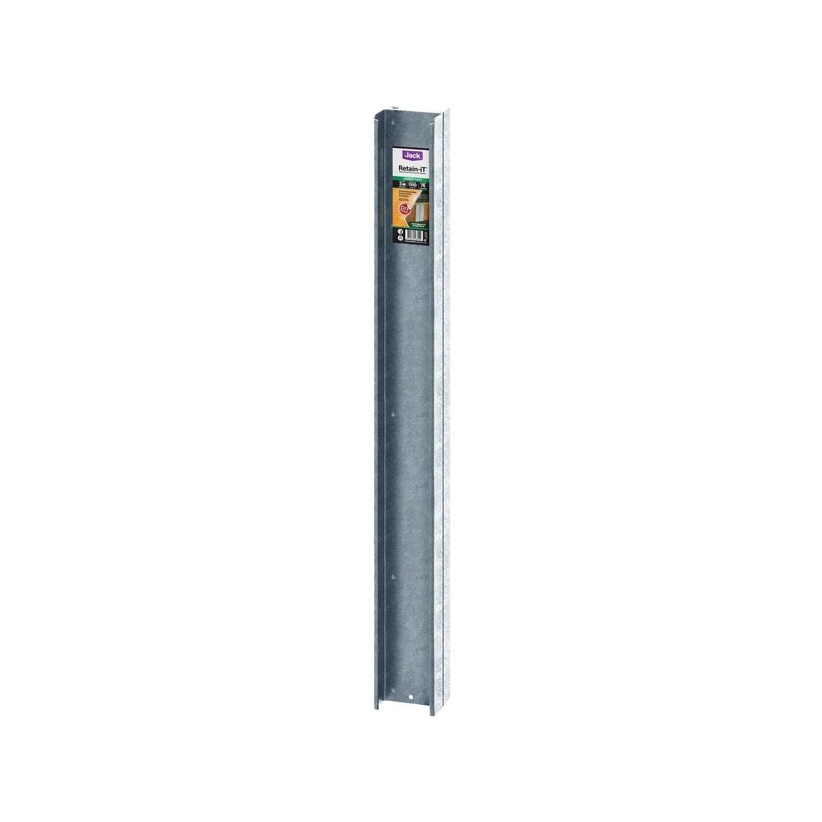 Jack 75 x 1100mm Galvanised Steel Retain It Joiner Post Upright Sleeper ...