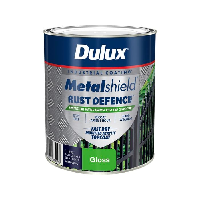 Dulux 1L Ultra Deep Gloss Metalshield Rust Defence - 1L - Bunnings New ...