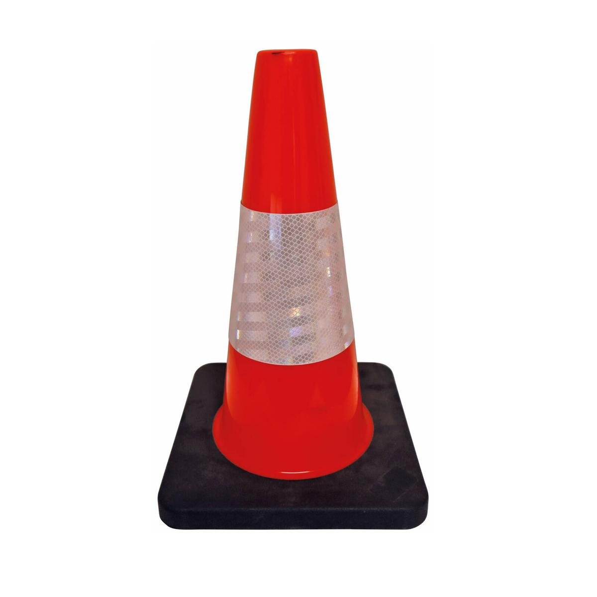 Syneco 450mm PVC Safety Cone With Reflective Tape - Bunnings New Zealand
