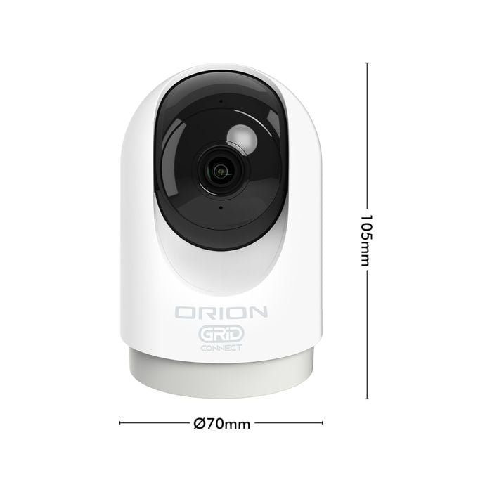 Orion Grid Connect Smart Wi-Fi Indoor Pan And Tilt 2K-Pro Security ...