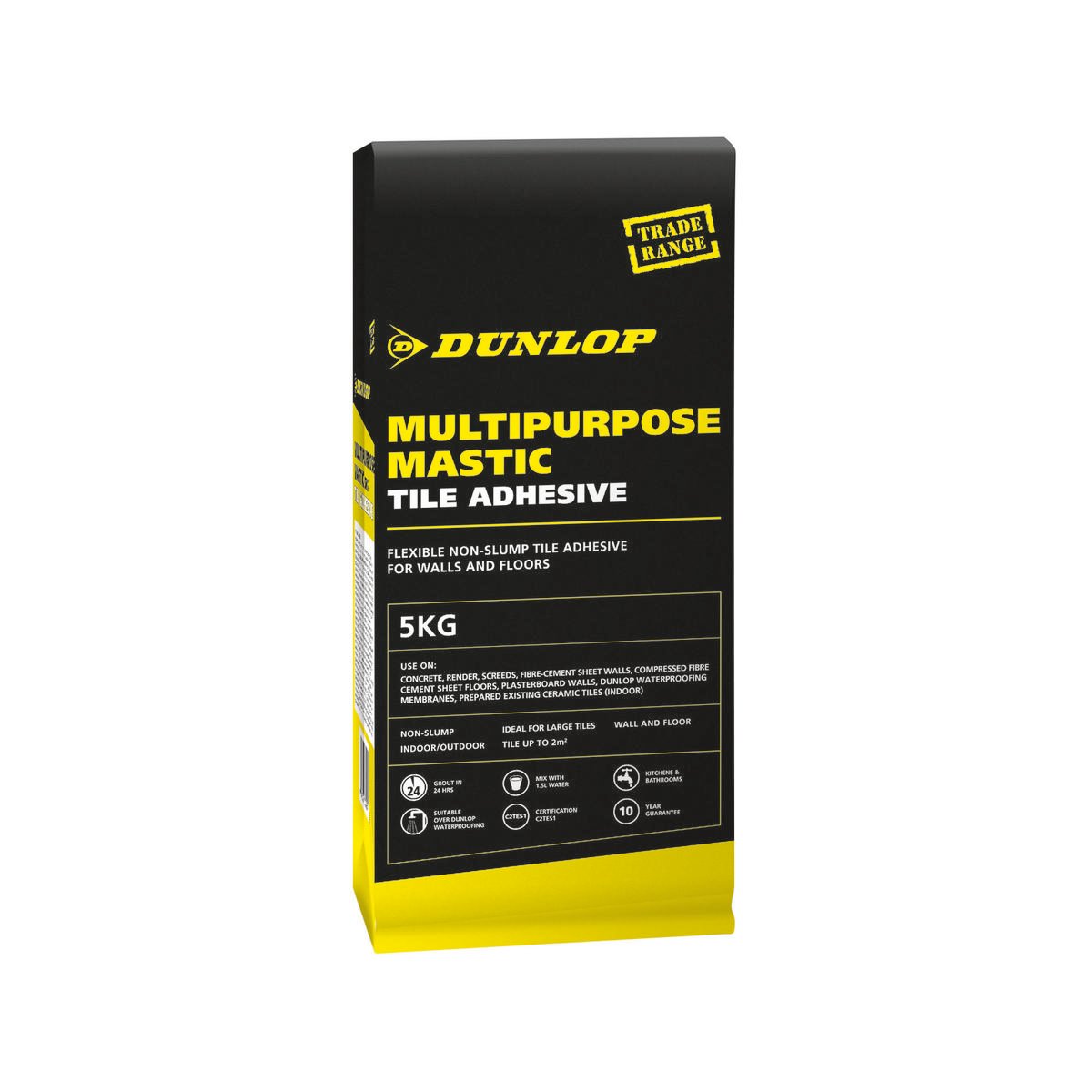 Dunlop 5kg Mastic Powder Multipurpose Tile Adhesive - Bunnings Australia