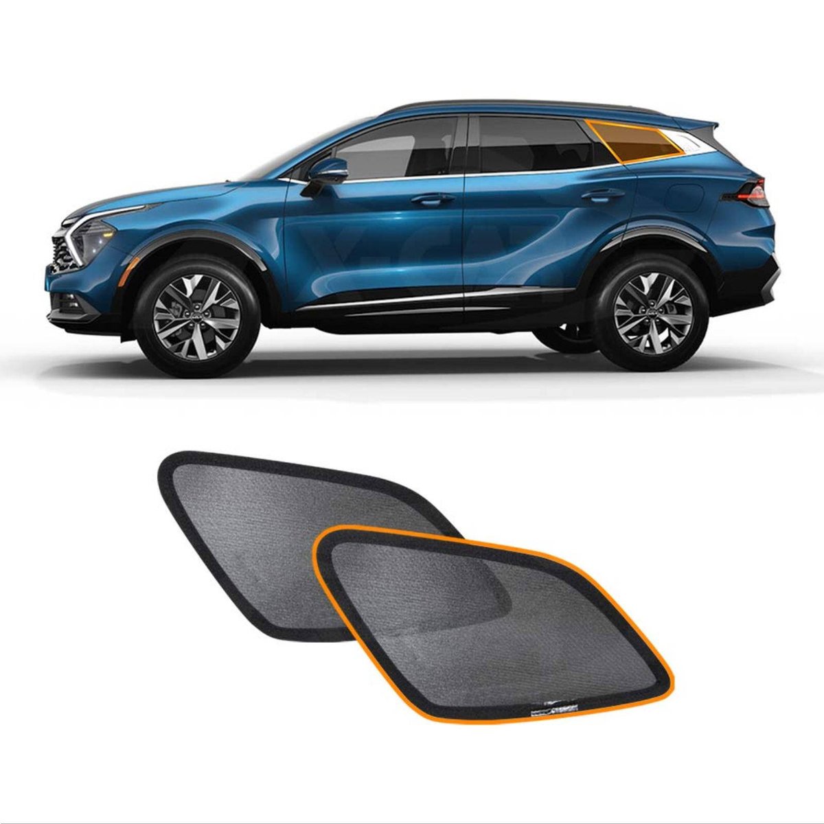 Port Window Sun Shade for Kia Sportage 2021-2024 Car Sun Blind Mesh ...