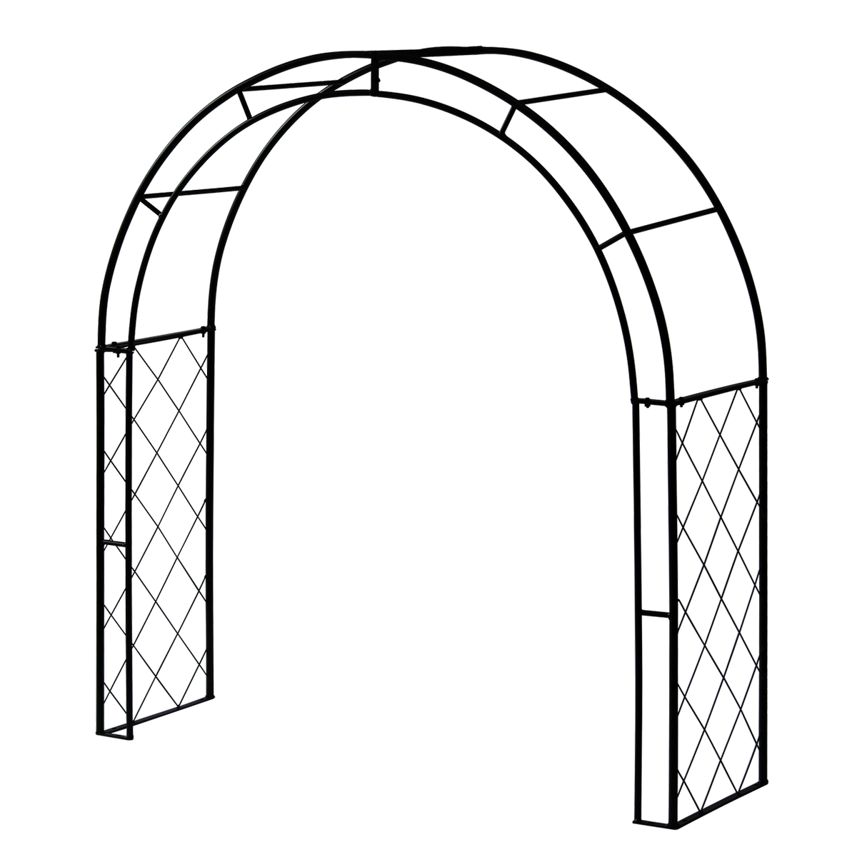 Vegtrug Metal Squash Black Arch - Bunnings Australia