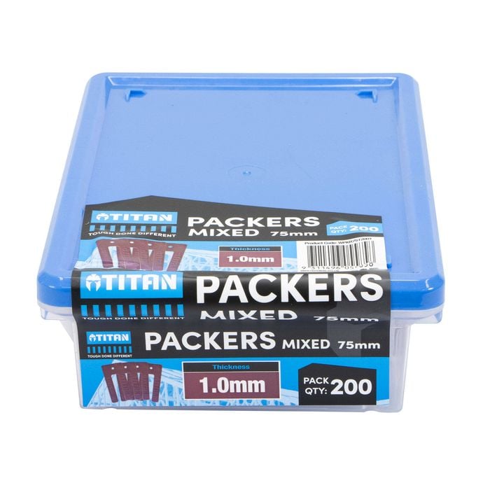 Titan 1 x 75mm 200 Piece Red Window Packers - Bunnings Australia