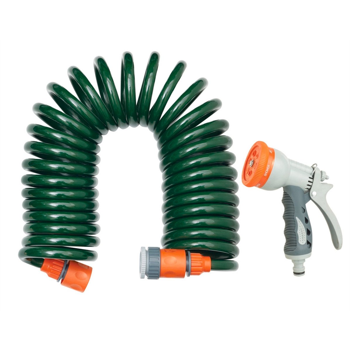 Pope 7.5m Spiral Hose With Spray Gun - Bunnings New Zealand