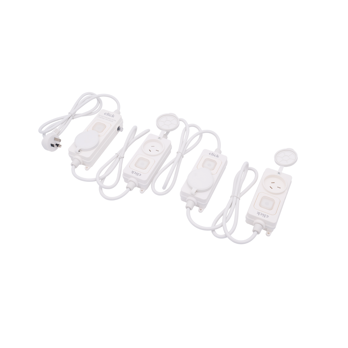 Click 4m Extension Lead with 4 IP44 Power Outlets - Bunnings Australia