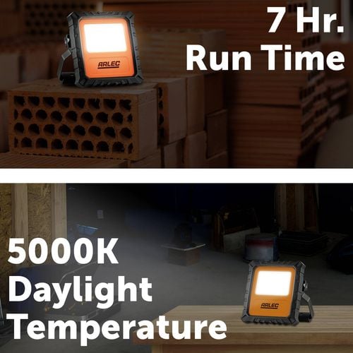 Arlec 20W 1400lm Rechargeable LED Work Light - Bunnings Australia