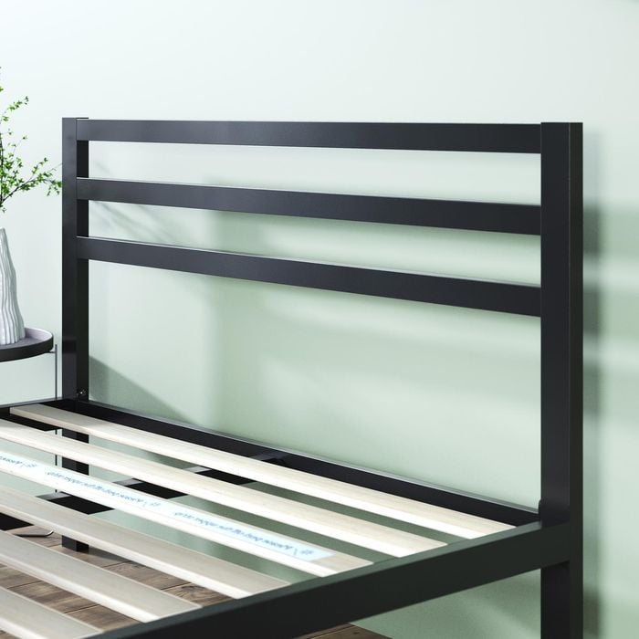 Zinus King Bed Frame Metal Bed Base - Black - Bunnings Australia