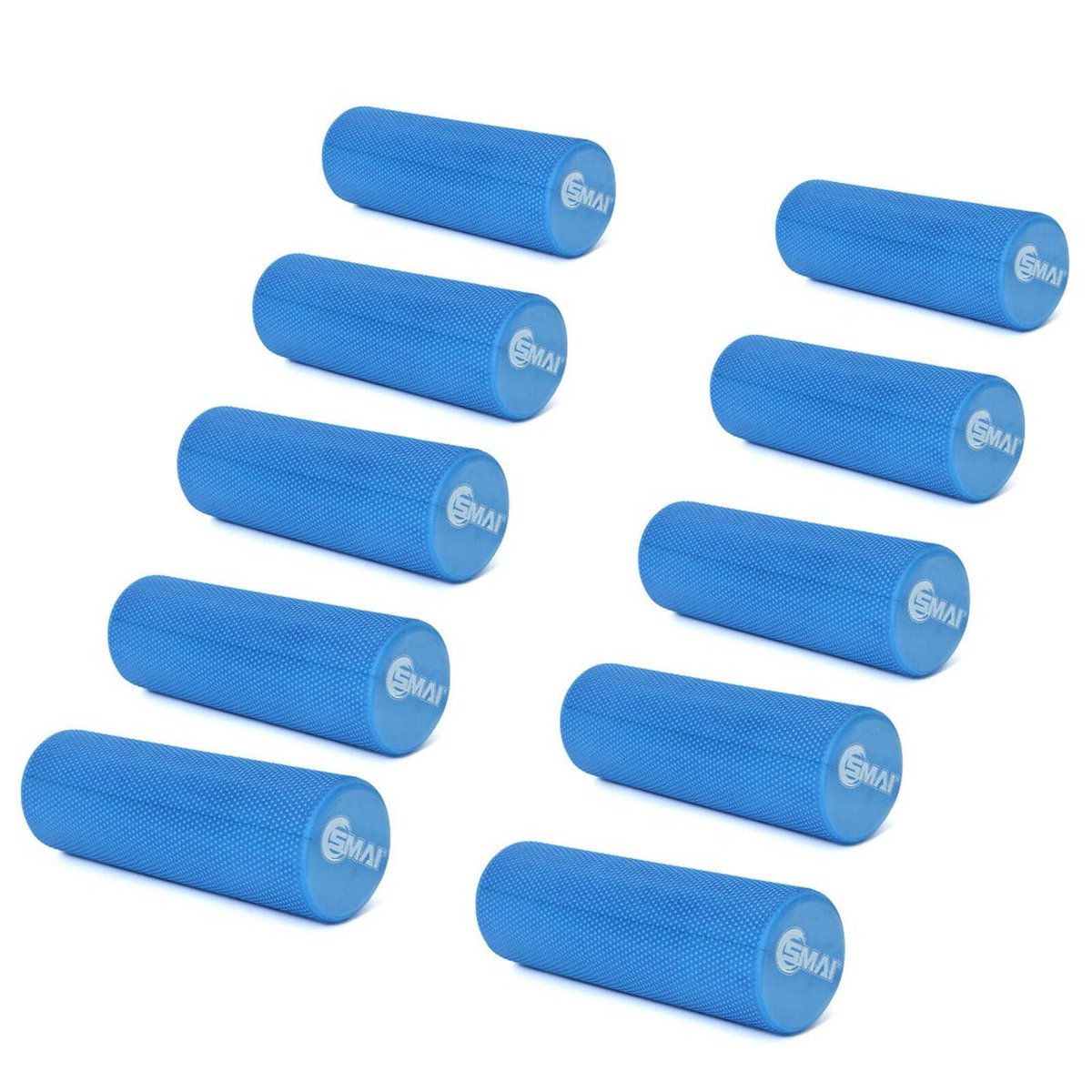 SMAI Foam Roller - Half Length Blue - Bulk 10 pack - Blue - Bunnings ...