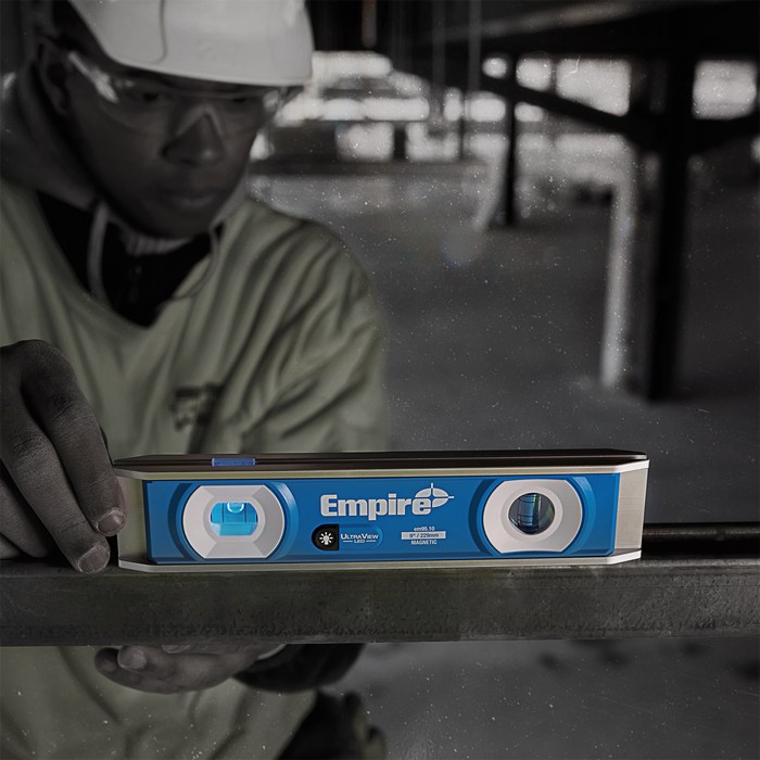 Empire 225mm LED Magnetic True Blue UltraView Torpedo Level - Bunnings ...