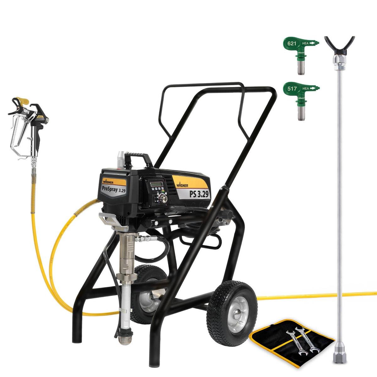 Wagner ProSpray 3.29 Paint Sprayer Highboy Plus - Includes 24" Spray ...