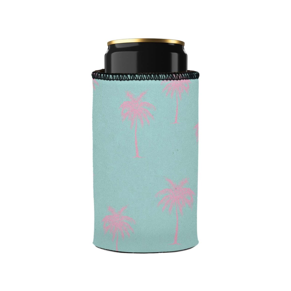 Stubbyz Palm Trees Pink Aqua Stubby Cooler Slim - Bunnings Australia