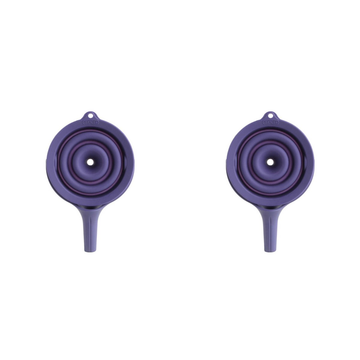 2PK Dexas 11.5cm Silicone Pop Funnel Kitchen Utensil - Purple ...