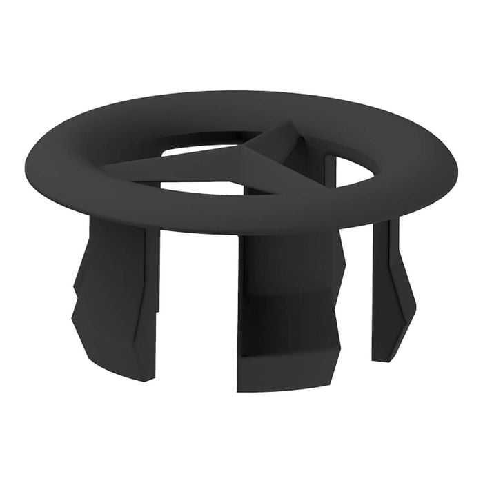 Kinetic 20mm Black Matte ABS Basin Overflow Cross - Bunnings Australia