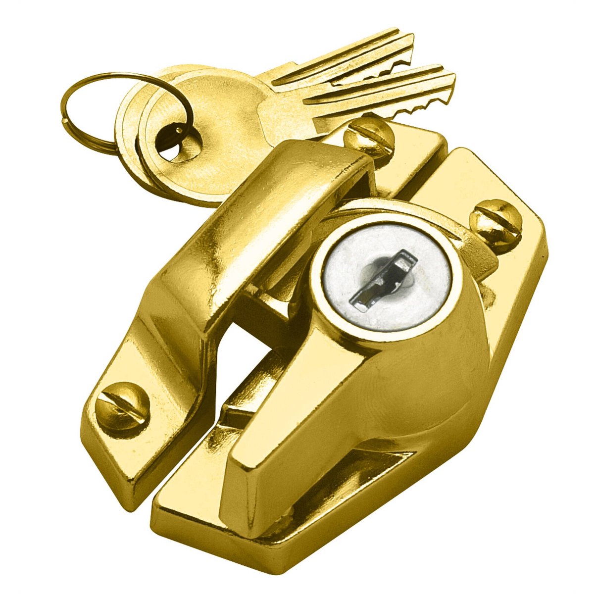 Delf Polished Brass Lock Keyed Window Sash - Bunnings New Zealand