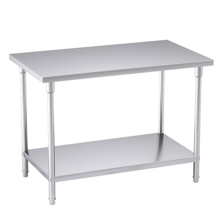 Soga 120x70x85cm Stainless Steel Prep Bench - Bunnings Australia