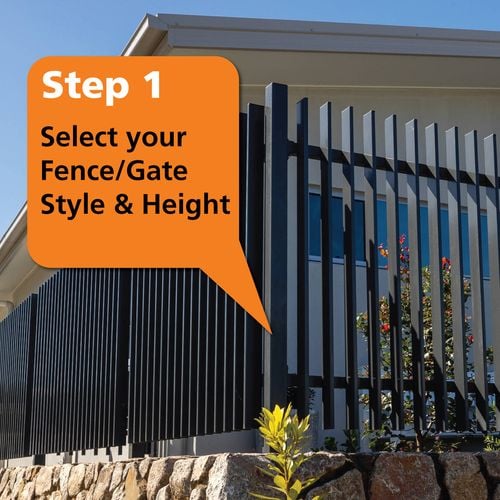 ProtectorAl 50 x 50 x 1000mm H Satin Black Aluminium Garden Flanged ...