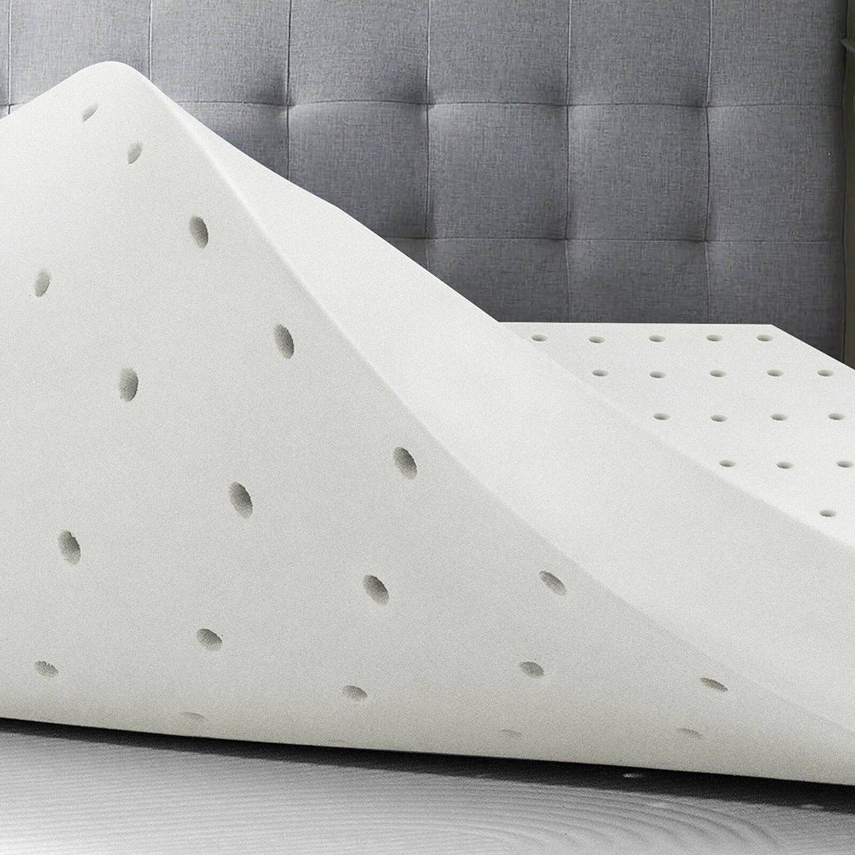 STARRY EUCALYPT Memory Foam Mattress Topper Airflow Double 8cm ...
