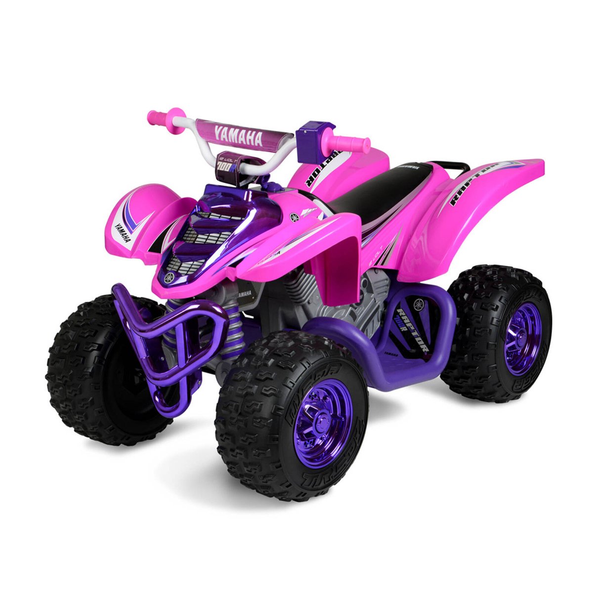 Yamaha Kids/Children 12V Electric Raptor ATV Ride On Girls Toy - Pink ...