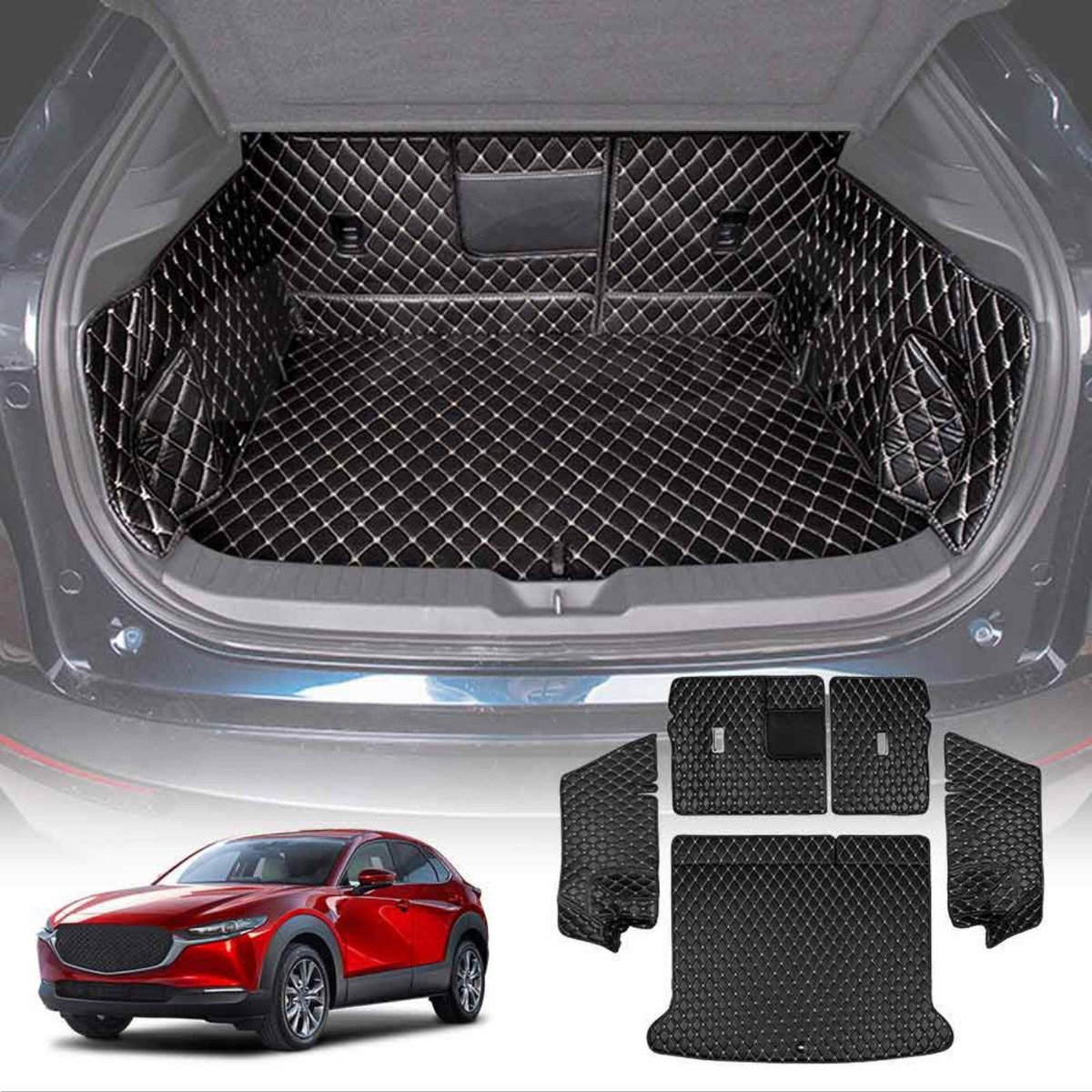 Mazda CX-30 CX30 2019-2024 Premium Custom Made Boot Liner Cargo Mat Cover - Bunnings Australia