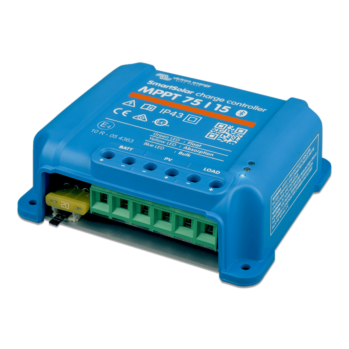 Victron 12/24V 15A SmartSolar MPPT 75/15 Bluetooth Solar Charge ...