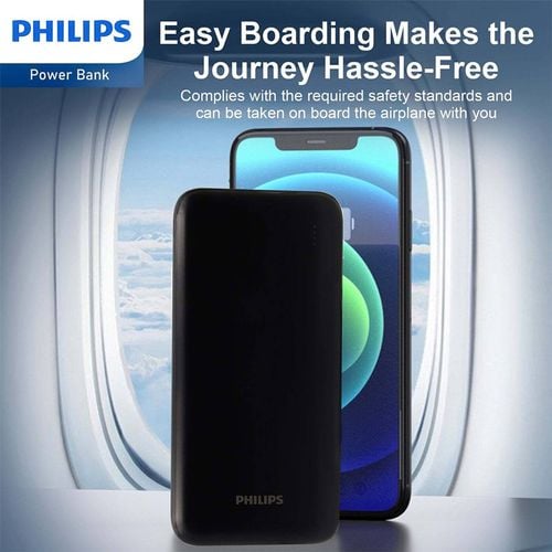 Philips 10000mAh PD Mobile Battery Fast-Charge Power Bank w/2-USB Port ...
