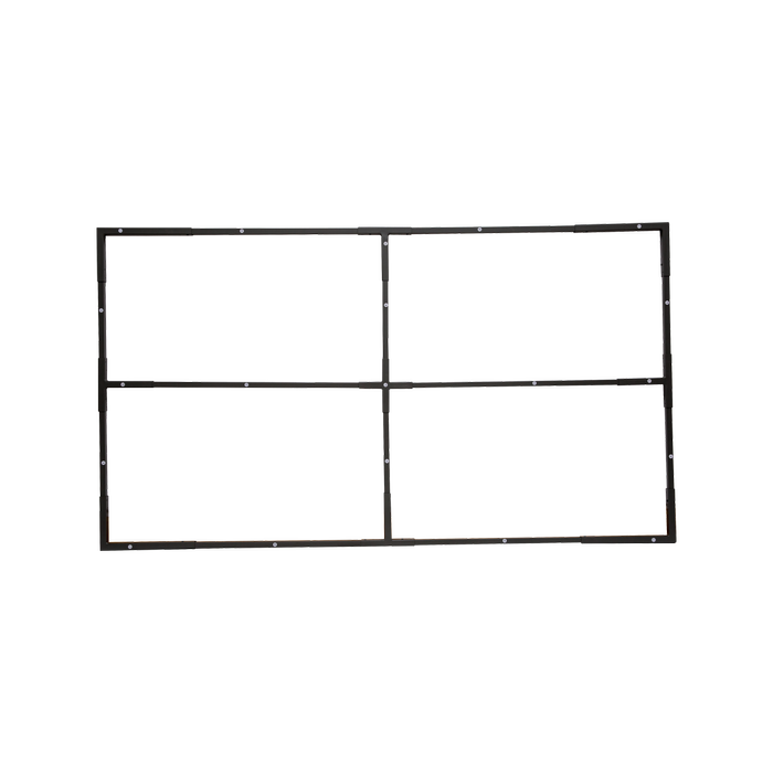 RapidFence 2400 x 1500mm Grey Steel Adjustable Fence Frame Kit ...