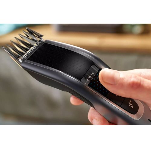 Philips Series 5000 Hair Clipper w/ Bag - Black - Bunnings Australia