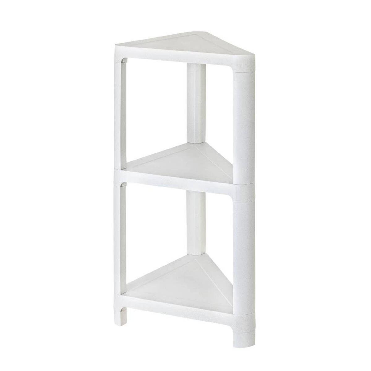 Vigar Klar Home Triangular 3 Shelves Storage Unit Grey - Bunnings Australia