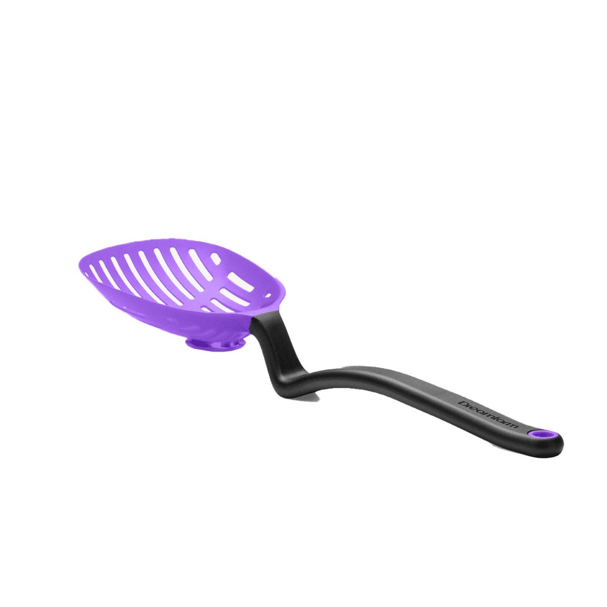 Dreamfarm Lestrain Drip-Catch Sit-Up Cooking Serving Slotted Spoon 28cm ...
