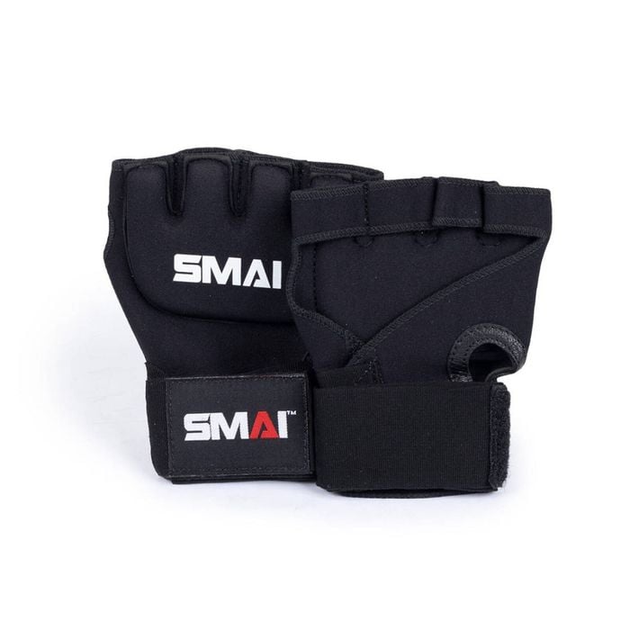 SMAI Gel Quick Hand Wraps - L/XL - Black - Bunnings Australia