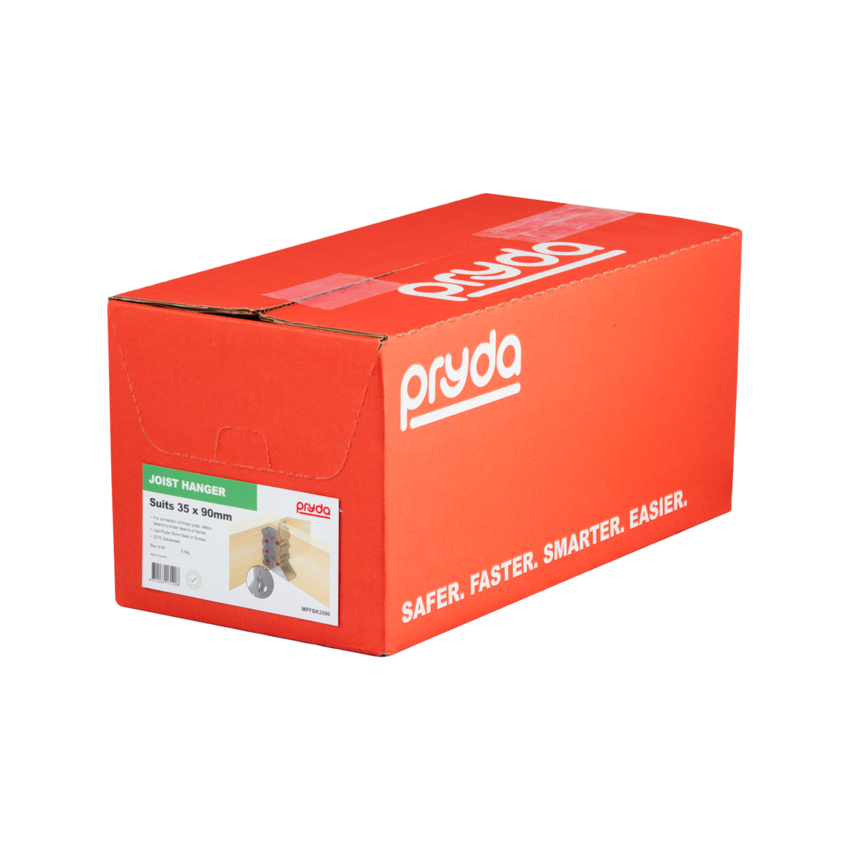 Pryda Joist Hanger - To Suit 35 x 90mm - 40 Pack - Bunnings Australia