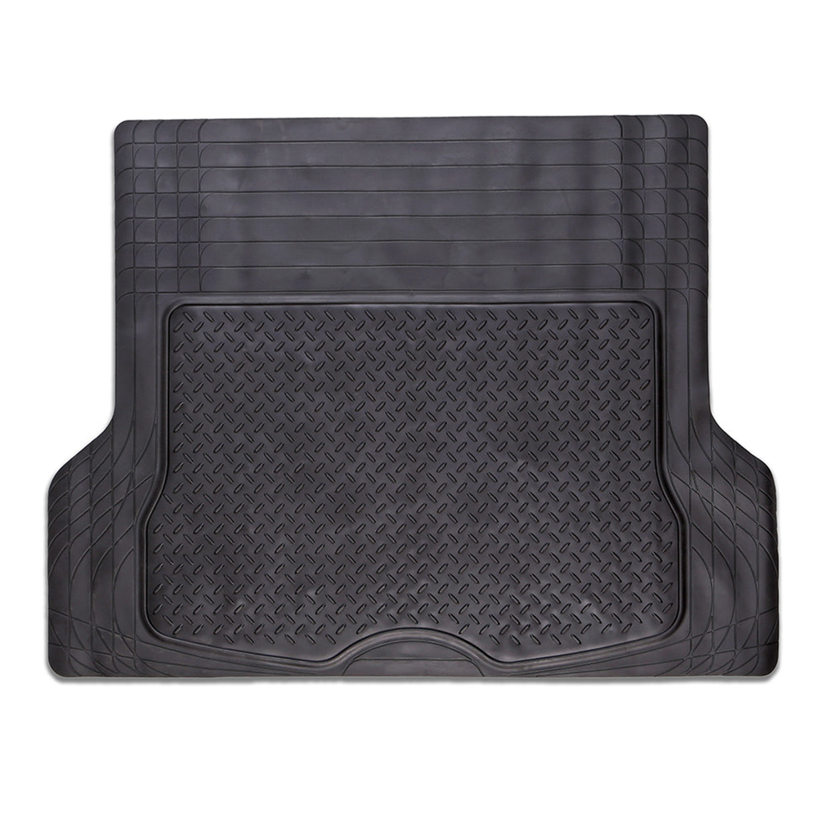 MyCar Universal Durable Black Rubber Boot Mat Size 144 X 109.5Cm ...