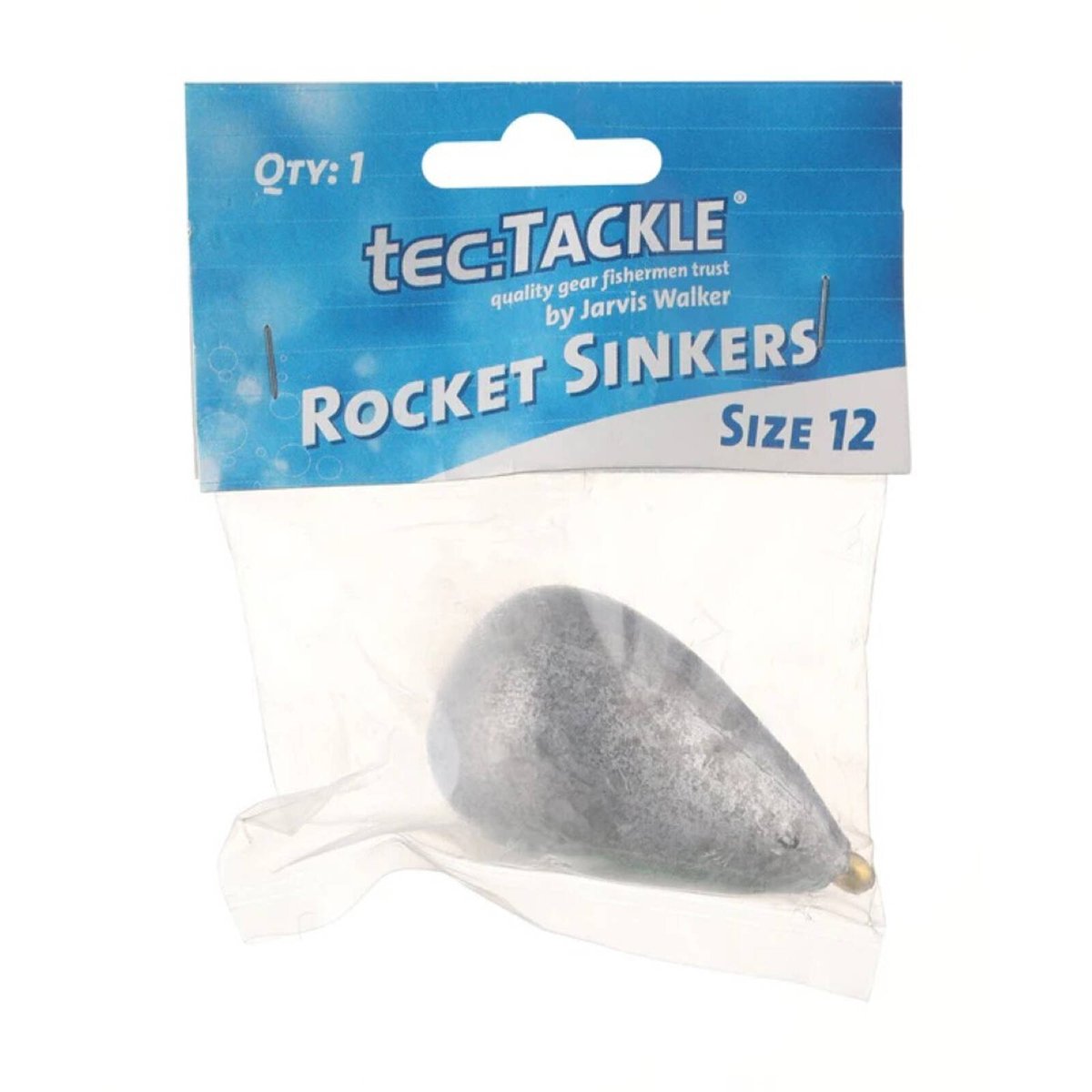 1 Pack of Jarvis Walker Size 12 Rocket Sinkers - 340gm Bomb and Swivel ...