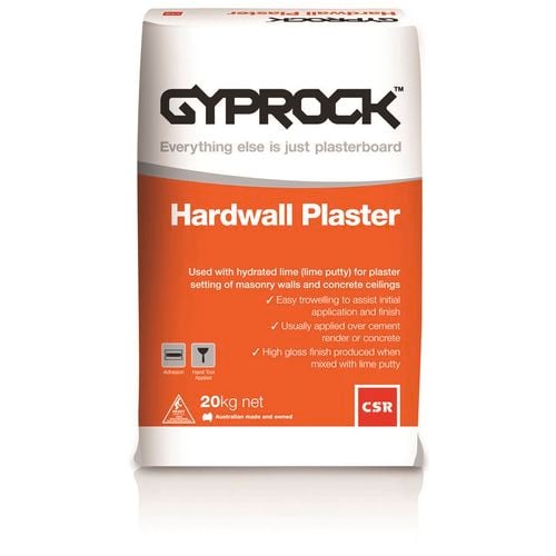 Gyprock CSR 20kg Hardwall Plaster - Bunnings Australia