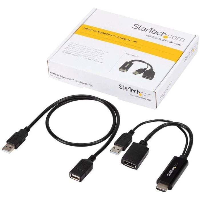 StarTech.com HDMI to DisplayPort Adapter - 4K 30Hz - HDMI to ...