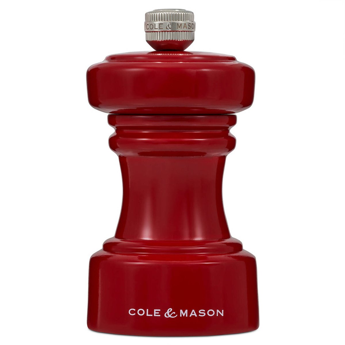 Cole & Mason Hoxton Salt Mill - Red Gloss - Bunnings Australia