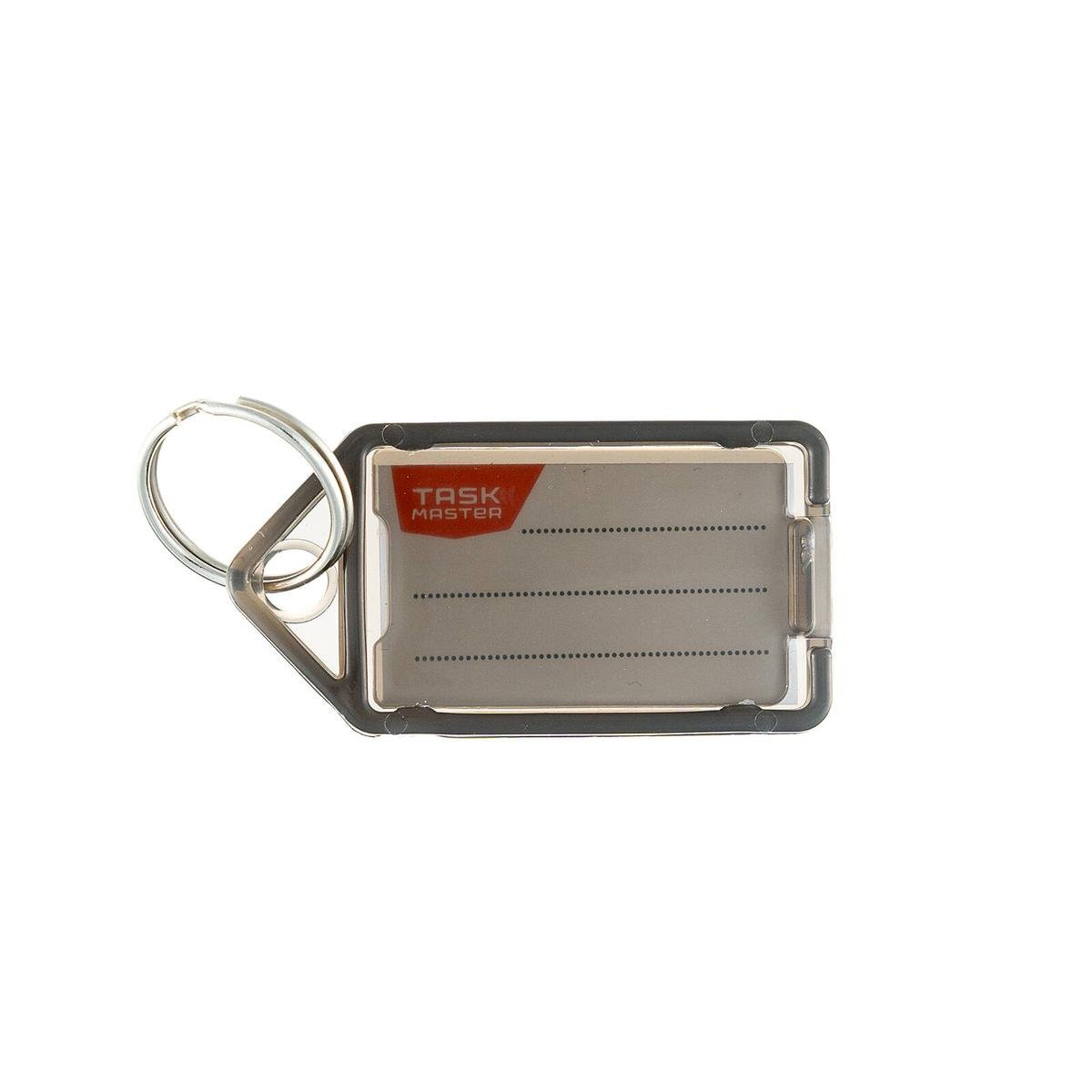 Taskmaster 56x29x6mm Black Key Tags - 50 Pack - Bunnings Australia