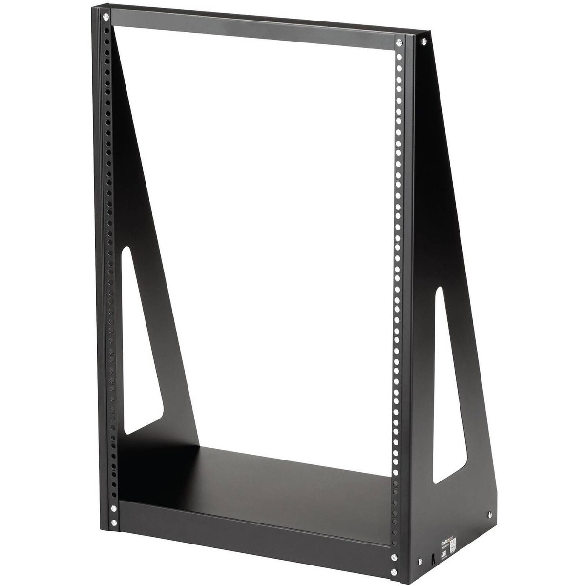 StarTech.com 2-Post 16U Heavy-Duty Desktop Server Rack, Small Open ...