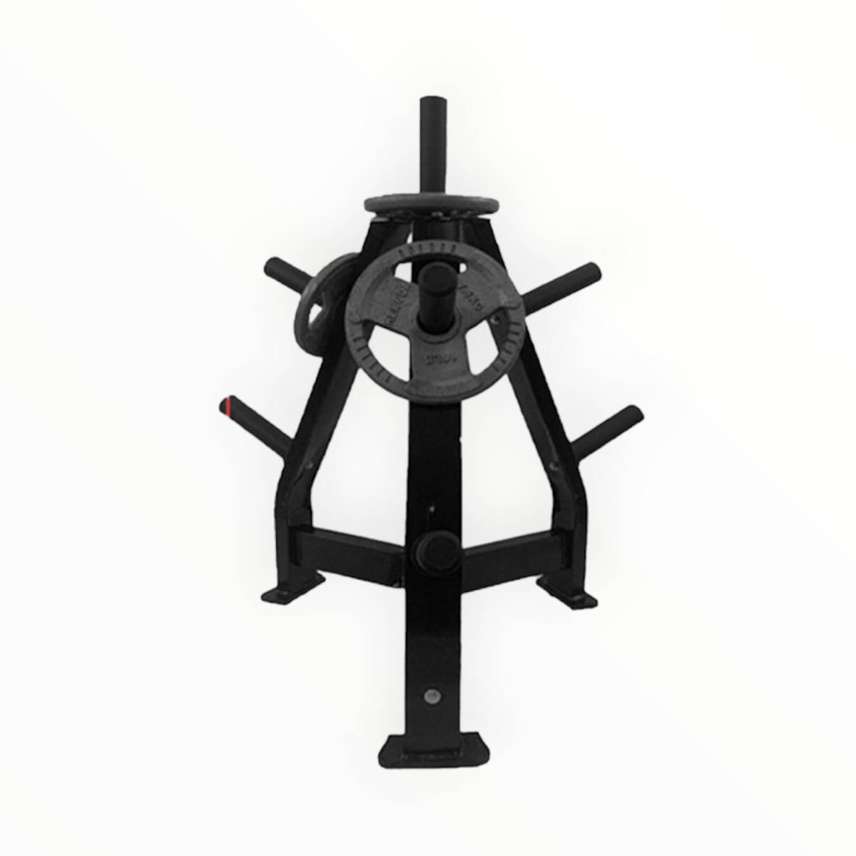 7 Pin Vertical Weight Plate Tree Barbell Storage Rack - Bunnings Australia