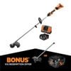 AEG 18V 33cm 4.0Ah Brushless Line Trimmer Force Kit - Bunnings Australia