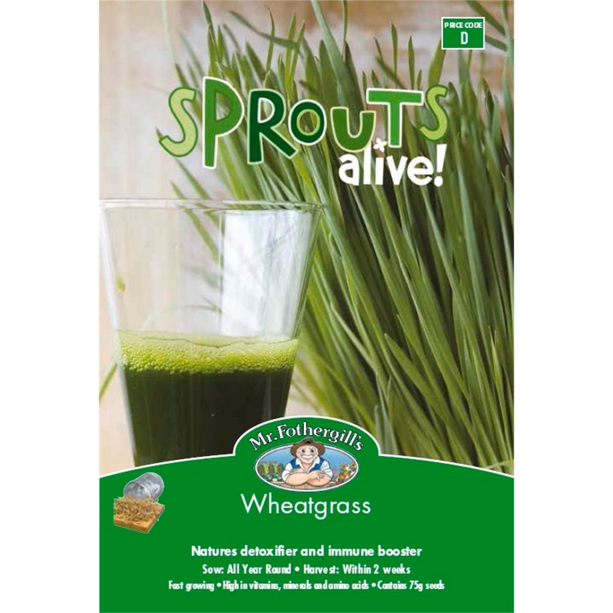 Mr Fothergill's Wheatgrass - Bunnings Australia