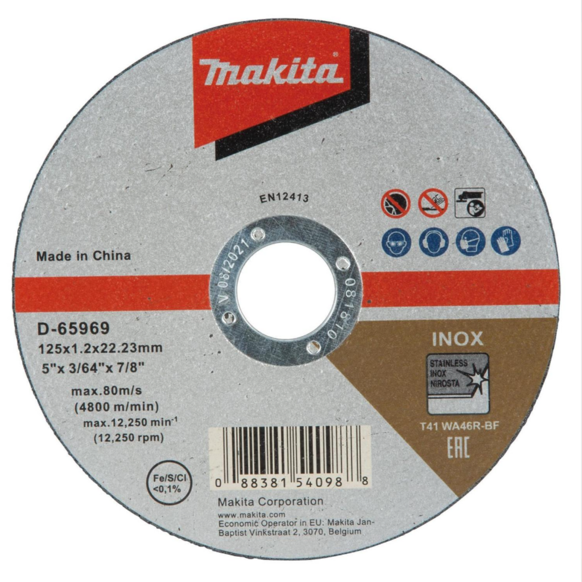 Makita 125 x 22mm Cutting Disc - 10 Pack - Bunnings New Zealand