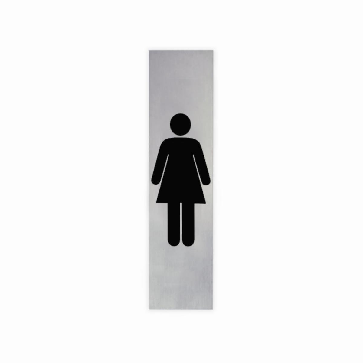 Sandleford 200 x 50mm Stainless Steel Female Sign - Bunnings Australia