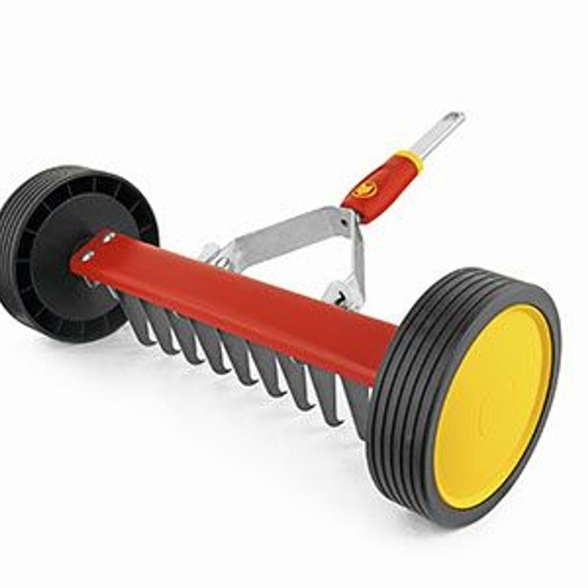 WOLF-Garten Multi-Star 35cm wide Scarifying Roller Rake - Bunnings ...