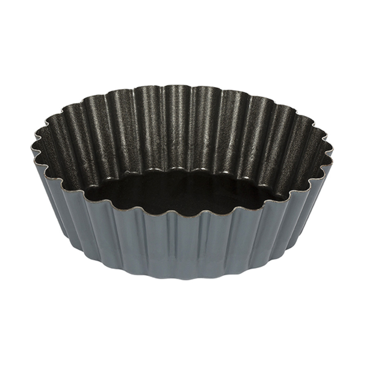 Matfer Bourgeat Exopan Cake Mould - 100mm, Fluted, Round, Non-Stick ...